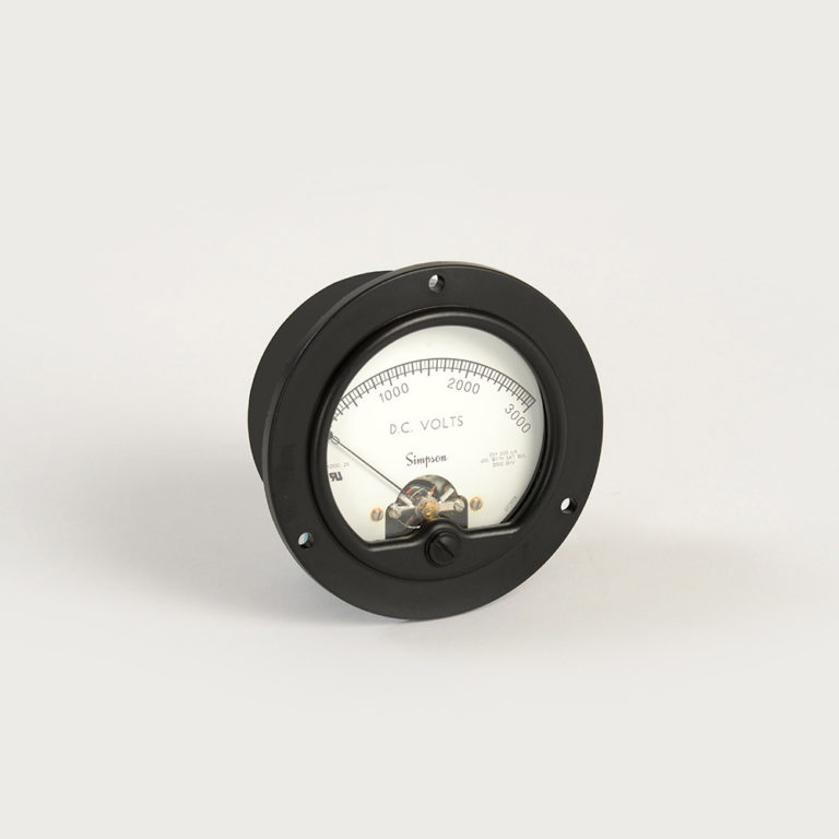Round Style Analog Panel Meters - Simpson Electric